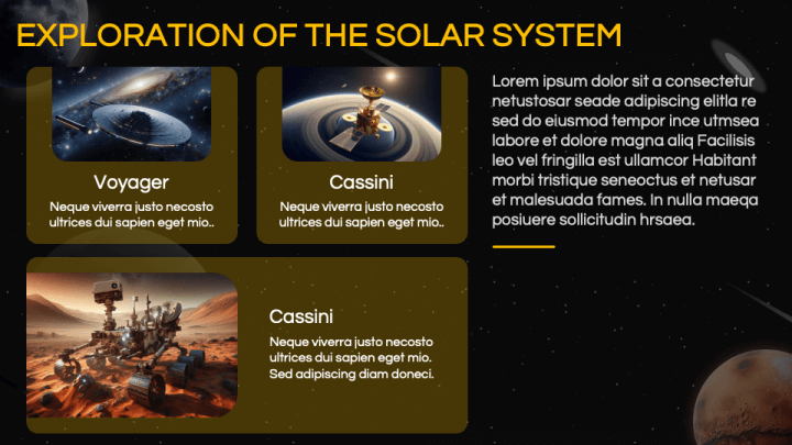 Free - Solar System Theme for PowerPoint and Google Slides - PPT Slides
