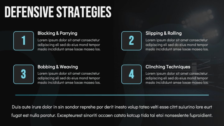 Free - Boxing Theme for PowerPoint and Google Slides - PPT Slides