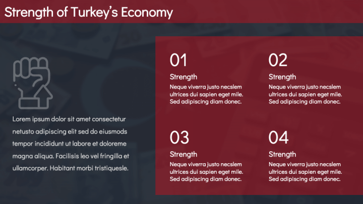 Free - Economy of Turkey PowerPoint and Google Slides Template - PPT Slides