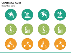 Challenge Icons for PowerPoint and Google Slides - PPT Slides