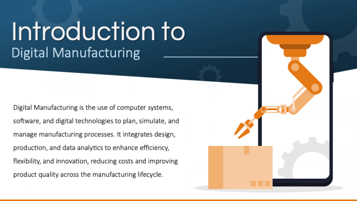 Digital Manufacturing PowerPoint and Google Slides Template - PPT Slides