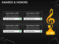 Free - Singer Portfolio PowerPoint Template and Google Slides Theme