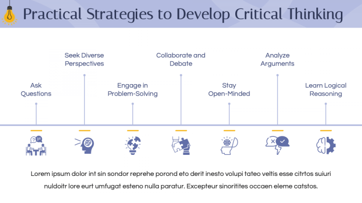 Free - Critical Thinking Workshop PowerPoint and Google Slides Template ...