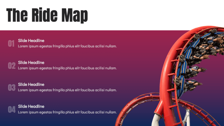 Free - Roller Coaster Theme for PowerPoint and Google Slides - PPT Slides