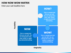 How Now Wow Matrix for PowerPoint and Google Slides - PPT Slides