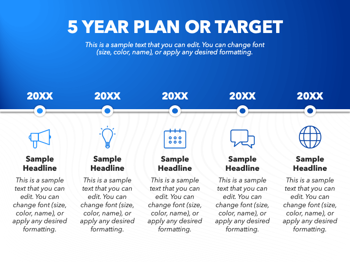 Blue Pitch Deck for PowerPoint and Google Slides - PPT Slides