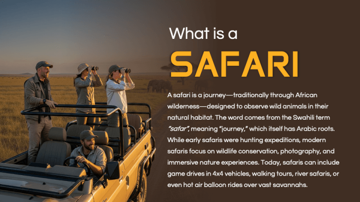 Free - Safari Theme for PowerPoint and Google Slides - PPT Slides