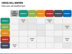 Cross Sell Matrix PowerPoint and Google Slides Template - PPT Slides