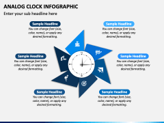 Analog Clock Infographic for PowerPoint and Google Slides - PPT Slides