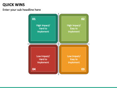 Quick Wins PowerPoint Template - PPT Slides
