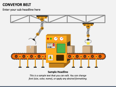 Conveyor Belt Graphics for PowerPoint and Google Slides - PPT Slides