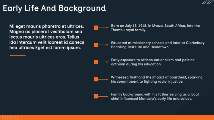 Free - Nelson Mandela PowerPoint and Google Slides Template - PPT Slides