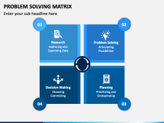 Problem Solving Matrix PowerPoint and Google Slides Template - PPT Slides