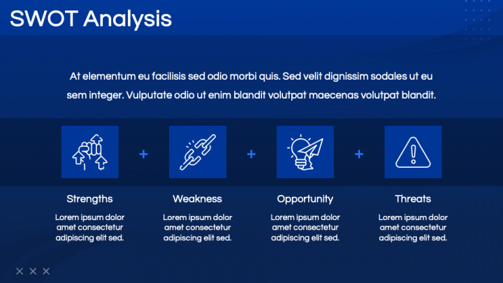 Blue Background Presentation for PowerPoint and Google Slides - PPT Slides