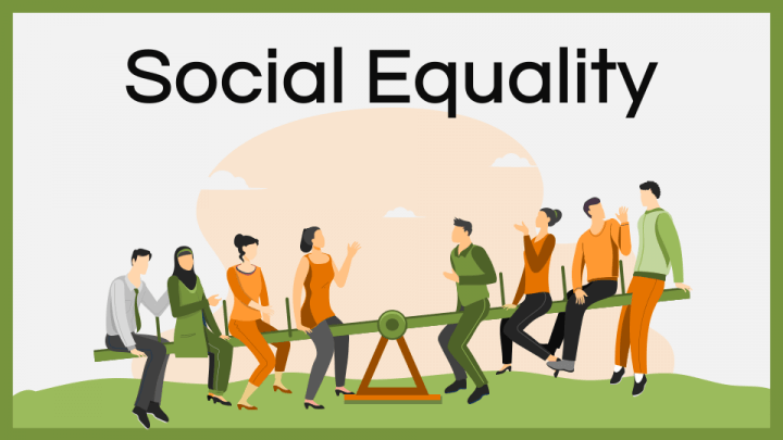 Social Equality PowerPoint and Google Slides Template - PPT Slides