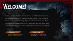 Free - Spooky Story Book Presentation Theme for PowerPoint and Google ...