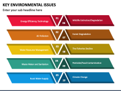 Key Environmental Issues PowerPoint and Google Slides Template - PPT Slides