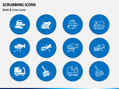 Scrubbing Icons for PowerPoint and Google Slides - PPT Slides