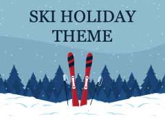 Free - Ski Holiday Presentation Theme for PowerPoint and Google Slides