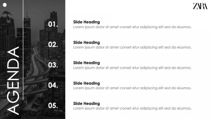 Zara Case Study PowerPoint and Google Slides Template - PPT Slides