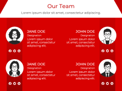 Minimal Red Presentation for PowerPoint and Google Slides - PPT Slides