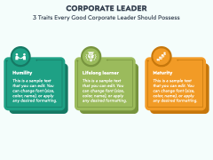 Corporate Leader PowerPoint and Google Slides Template - PPT Slides