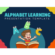 Alphabet Icons PowerPoint Template - PPT Slides