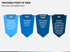 Teachable Point of View PowerPoint and Google Slides Template - PPT Slides