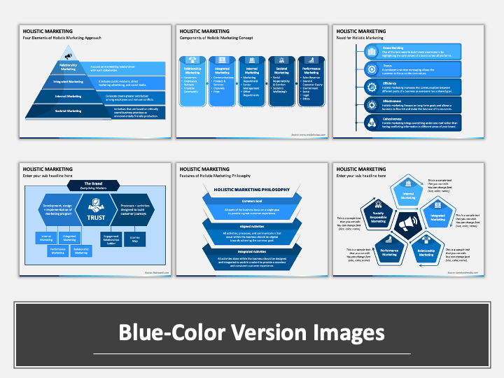 Holistic Marketing PowerPoint and Google Slides Template - PPT Slides