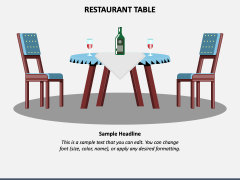 Restaurant Table for PowerPoint and Google Slides - PPT Slides