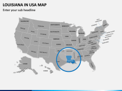 Louisiana Map for PowerPoint and Google Slides - PPT Slides