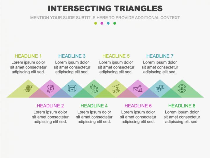 Intersecting Triangles PowerPoint and Google Slides Template - PPT Slides