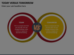 Today Versus Tomorrow PowerPoint and Google Slides Template - PPT Slides