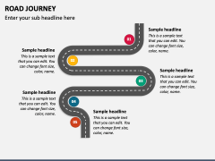 Road Journey PowerPoint and Google Slides Template - PPT Slides
