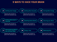 Brain Hacking PowerPoint and Google Slides Template - PPT Slides