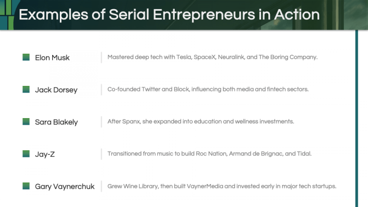 Serial Entrepreneur PowerPoint and Google Slides Template - PPT Slides