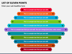 List of Eleven Points PowerPoint Template and Google Slides Theme
