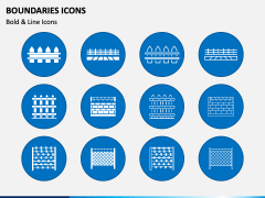 Boundaries Icons for PowerPoint and Google Slides - PPT Slides