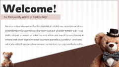 Free - Teddy Bear Presentation Theme for PowerPoint and Google Slides ...