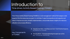 Time-Driven Activity Based Costing ((TDABC)) PowerPoint and Google Slides Template