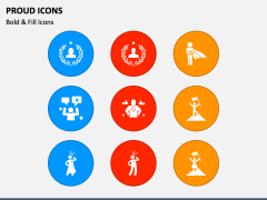 Proud Icons for PowerPoint and Google Slides - PPT Slides