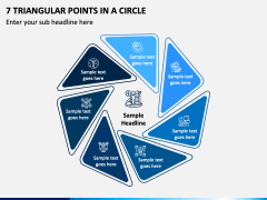 7 Triangular Points in a Circle PowerPoint Presentation Slides - PPT ...