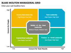 Blake Mouton Managerial Grid PowerPoint and Google Slides Template ...