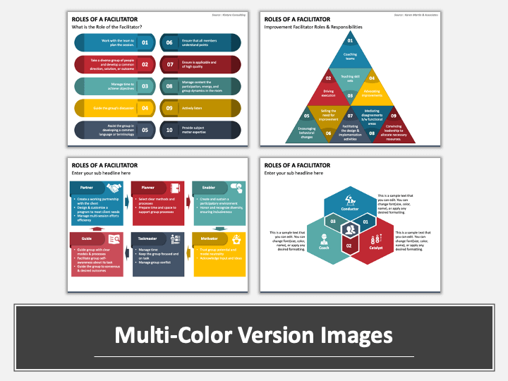 Roles of a Facilitator PowerPoint and Google Slides Template - PPT Slides