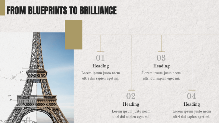 Free - Eiffel Tower Presentation Theme for PowerPoint and Google Slides - PPT Slides