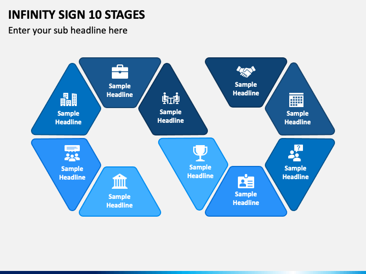 Infinity Sign - 10 Stages for PowerPoint and Google Slides - PPT Slides