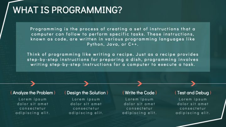 Free - How to Code Workshop Presentation for PowerPoint and Google Slides
