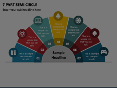 Free 7 Part Semi Circle PowerPoint Template & Google Slides