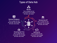 Data Hub PowerPoint and Google Slides Template - PPT Slides