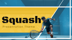 Free - Squash Theme for PowerPoint and Google Slides - PPT Slides